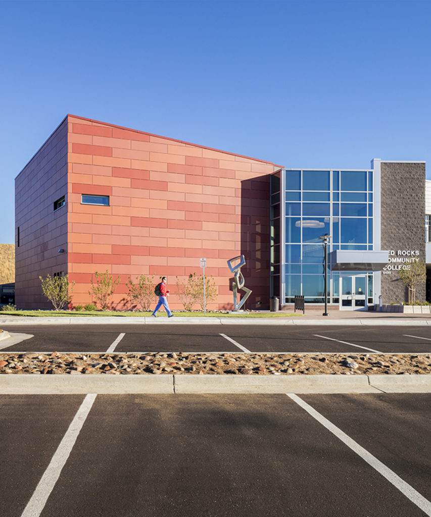 Red Rocks Health Professions Sciences Exterior Tile - MOA